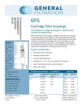 GFS Filter Cartridge Housings – General Filtration