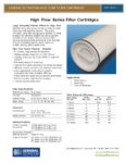 High Flow Filter Cartridges – General Filtration